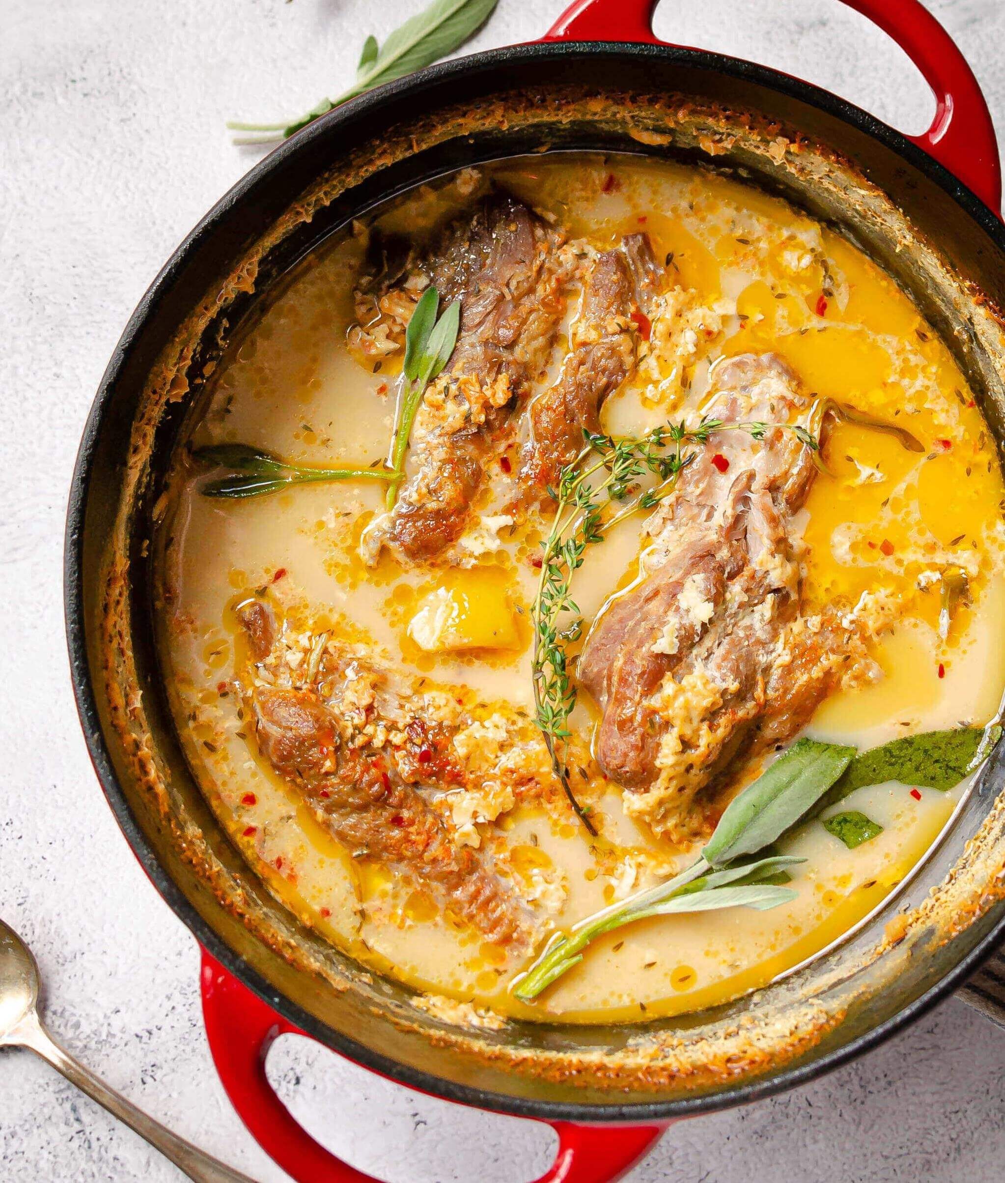 Milk Braised Pork Shoulder | U.S. Dairy