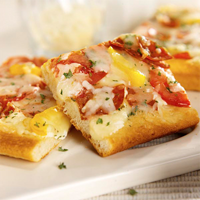 Cheese Lovers Pizza Squares Recipe | U.S. Dairy