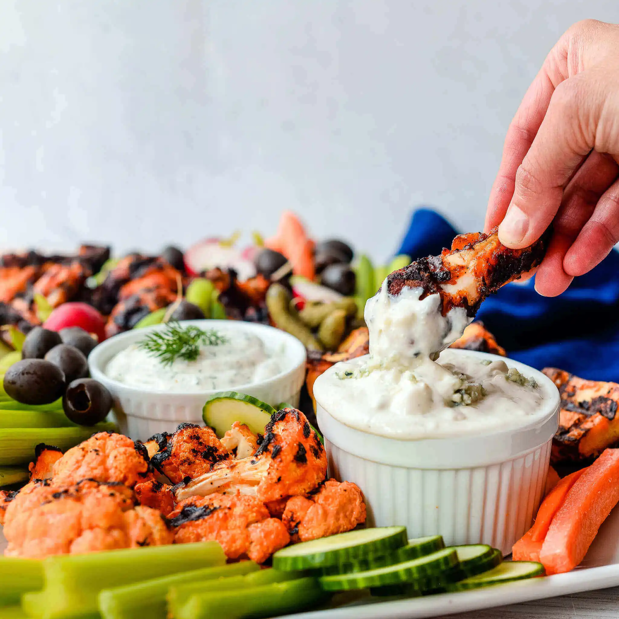 Grilled Buffalo Board | U.S. Dairy